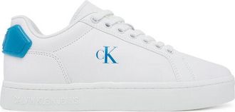 Calvin Klein Jeans Sneakers Classic Cupsole Ru Patch Lth Wn YW0YW01845 Weiß