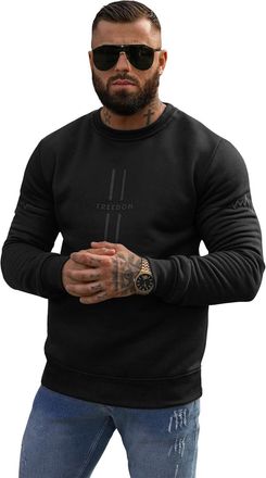 OZONEE Herren Sweatshirt Pullover Langarm Farbvarianten Langarmshirt Pulli ohne Kapuze Baumwolle Baumwollmischung Classic Basic Rundhals-Ausschnitt Sport JS/