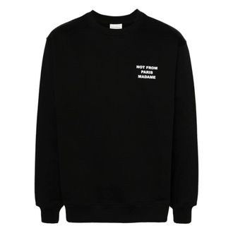 Dr&ocirc;le de Monsieur Slogan SweaT-shirt - Homme - Sweatshirts et sweats &agrave; capuche - Noir - Taille: XL