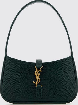 Saint Laurent Mini sac Le 5 &agrave; 7 en cuir effet l&eacute;zard avec monogramme YSL