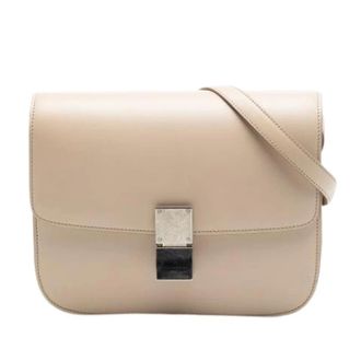 Celine Pre-owned Sac Bo&icirc;te Classique - Femme - Pre-owned - Beige - Taille: ONE Size
