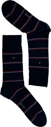 Tommy Hilfiger unisex, Sous-v&ecirc;tements, Bleu, Taille: S Crew Socks 3-Pack