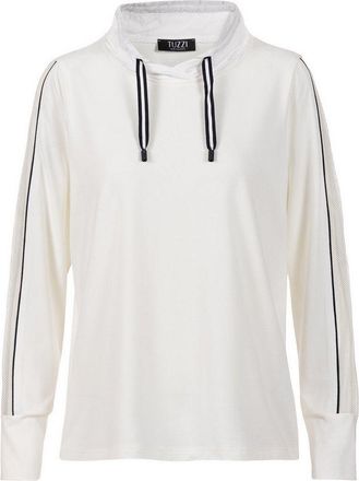 Tuzzi Nero T-Shirt mit Meshstreifen