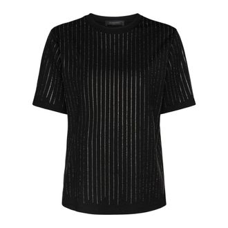 Elena Miro G041Z0 T-Shirt - - Tops - Damen - Schwarzk - M