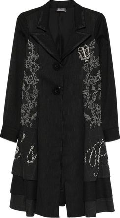 Jean Paul Gaultier manteau à rayures (années 1990) - Noir