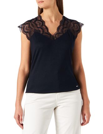 Morgan Damen D&eacute;bardeur 222-DELO t Shirt, Marine, L