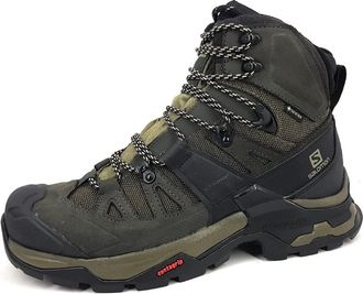 Salomon Quest 4 Gore-tex Wanderstiefel f&uuml;r Herren Trekking Shoes, Mehrfarbig (Olive Night Peat Safari), 46 2/3 EU