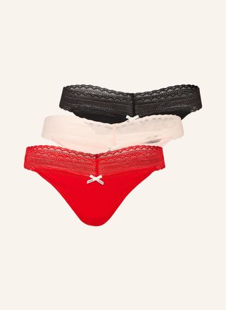 HUGO BOSS Hugo 3er-Pack Strings Triplet Lace rot