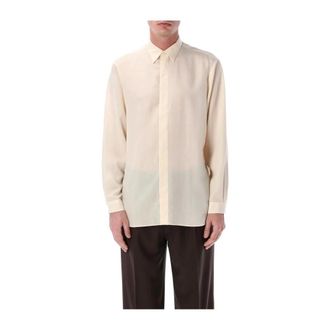 Lardini Chemise classique boutonn&eacute;e - Homme - Chemises - Beige - Taille: 2XL