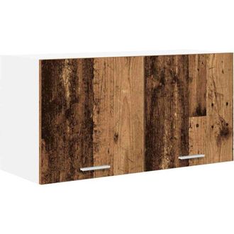 vidaXL vidaXL Armoire suspendue Bois ancien 80 x 31 x 40 cm Bois ding&eacute;nierie