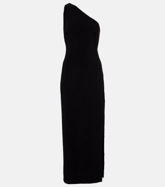 Norma Kamali Robe longue asym&eacute;trique