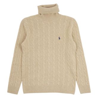 Polo Ralph Lauren Homme, Pulls, Brun, Taille: S Col roul&eacute;s