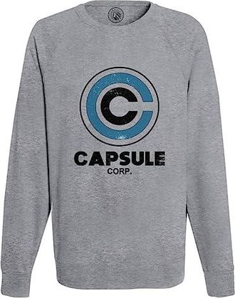 Fabulous Sweatshirt Homme Gris Capsule Corp. Geek Jeux Video Serie Film