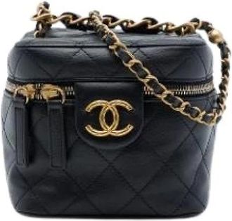 Chanel Sac Vanity Pre-owned - Femme - Pre-owned - Noir - Taille: ONE Size