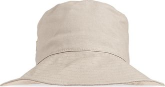 Emporio Armani Femme, Accessoires, Beige, Taille: 56 CM Chapeau cloche en toile