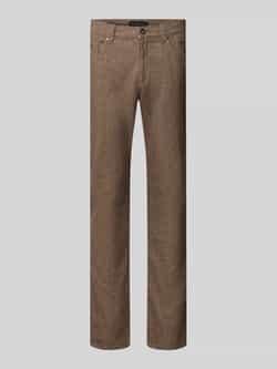 Bugatti Regular Fit Hose aus Baumwoll-Mix mit Viskose-Anteil Modell Cordoba