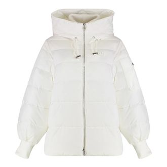 Pinko Crusca Kapuzen-Kurzdaunenjacke - - Jackets - Damen - Wei&szlig; - S