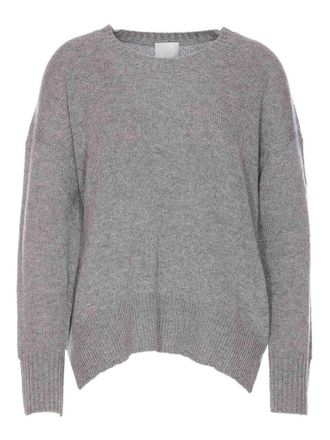 Allude Pull Col Rond - Gris