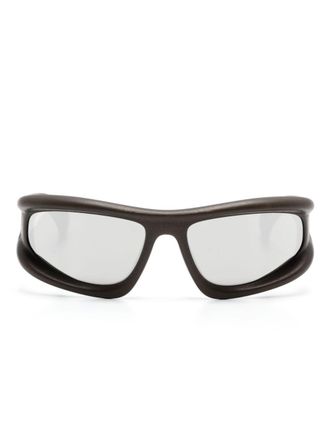 Mykita lunettes de soleil Marfa à monture géométrique - Vert