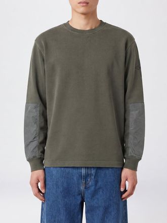 Stone Island Baumwoll-Sweatshirt mit Rundhalsausschnitt und Logo-Patch
