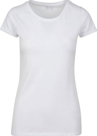 Build Your Brand Damen Dames Merch t-Shirt T Shirt, Wei&szlig;, 3XL EU