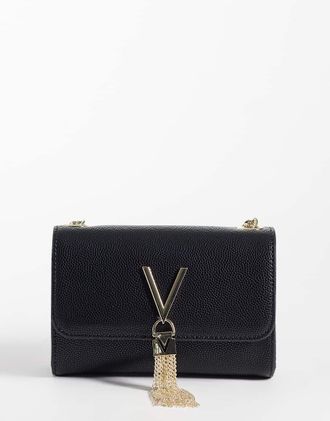 Valentino Divina - Pochette bandouli&eacute;e &agrave; rabat - Noir