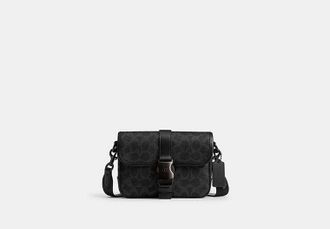 Coach League Umh&auml;ngetasche 19 aus Signature-Canvas