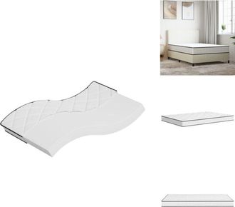 vidaXL Matratze Schaumstoff Mittelweich 100x200 cm - Matratze - Schaumstoffmatratze - Federfreie Matratze - Doppelbettmatratze - Mittelweiche Matratze