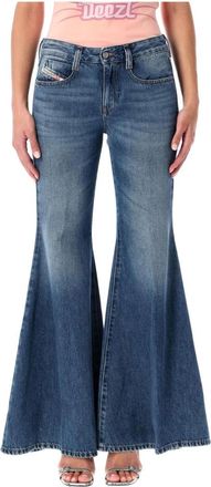 Diesel Femme, Jeans, Bleu, Taille: W27 1970 D-Bleess Flare Jeans