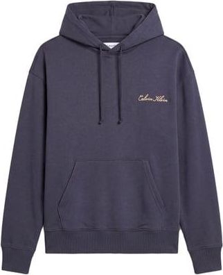 Calvin Klein Sweatshirt droit &agrave; logo brod&eacute; en coton m&eacute;lang&eacute;