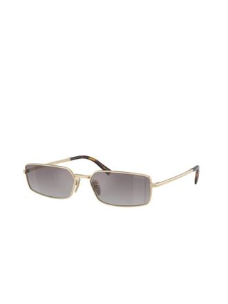 Prada Womens Sunglasses Brown-Gold Metal Eyewear - Brown/gold