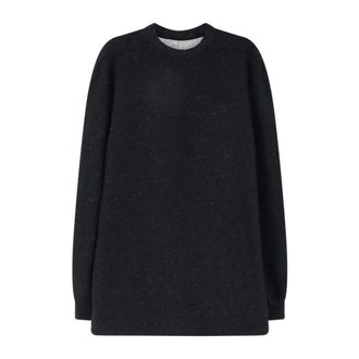 Rick Owens Homme, Pulls, Noir, Taille: L Pull col rond