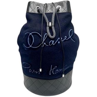 Chanel Pre-owned Sac Bandouli&egrave;re Vintage - Femme - Pre-owned - Bleu - Taille: ONE Size