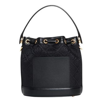 Tory Burch T Monogram Bucket Bag - - Bags - Damen - Schwarzk - ONE SIZE