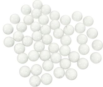 TOPBATHY 180 St&uuml;ck Transparente Glas Dekoperlen Heimdekoration Fischglasperlen Klare Glasf&uuml;llperlen Glasmurmeln F&uuml;r Vasen Marmorperlen Glaskugeln Dekorativ F&uuml;r