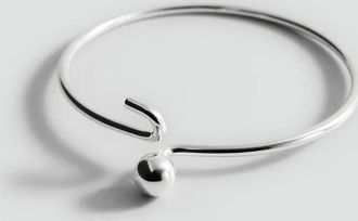 Mango Bracelet fin rigide argent - Femme - Taille unique - MANGO