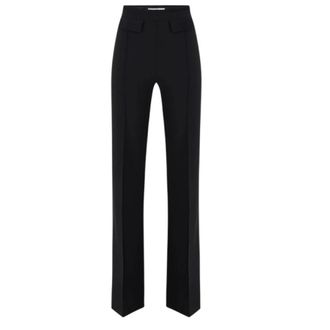 Elisabetta Franchi Double-Stretch-Krepphose - - Trousers - Damen - Schwarzk - M