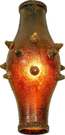 Guru Shop Pendelleuchte Kokopelli Hugis H1115, Braun