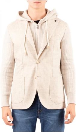 Gran Sasso Homme, Vestes, Beige, Taille: M Maglia