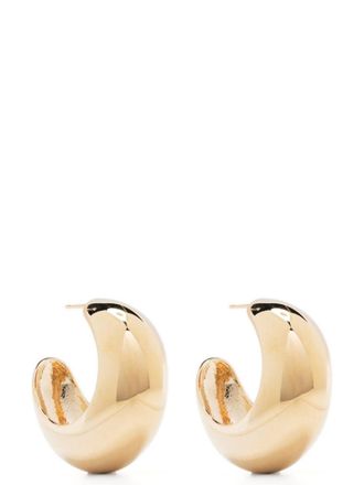 Isabel Marant Gold Crescent Hoops Earrings - Gold