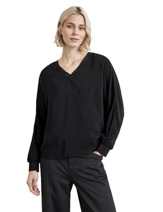 Street One Damen A345198 Dolman Bluse,Schwarz, 42