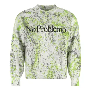 Aries No Problemo Spray-Dye Sweatshirt - - Sweatshirts & Hoodies - Herren - Mehrfarbig - M