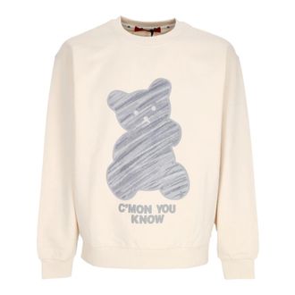 Acupuncture Leichter Crewneck Sweatshirt Creme - - Sweatshirts & Hoodies - Herren - Beige - M