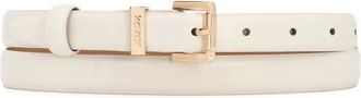 Kazar Sherry Schmaler Lederg&uuml;rtel - - Accessories - Damen - Beige - 100 CM