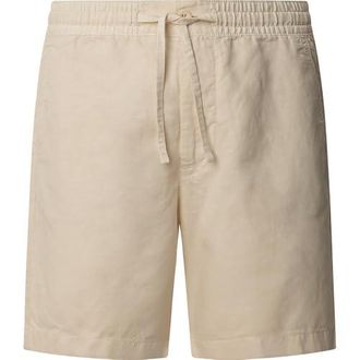Pepe Jeans London Relaxed Linen Smart Shorts, Beige (Blanc Ivoire), 38W Homme