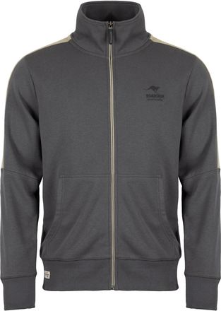 Roadsign Herren Sweatjacke mit Kontraststreifen f&uuml;r einen sportlich-urbanem Charakter anthrazit, 3XL