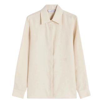 Max Mara Leinenhemd - - Blouses & Shirts - Damen - Beige - S