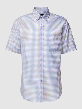 Paul & Shark Regular Fit Freizeithemd mit Vichy-Karo