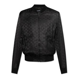 Dolce & Gabbana Seiden Bomberjacke - - Jackets - Herren - Schwarzk - L