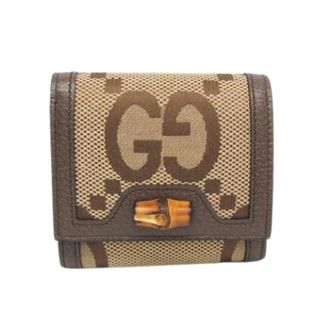 Gucci Pre-owned Diana Jumbo GG 658635 Portefeuille - Femme - Pre-owned - Beige - Taille: ONE Size